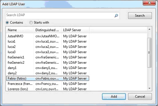 Adding LDAP Operators